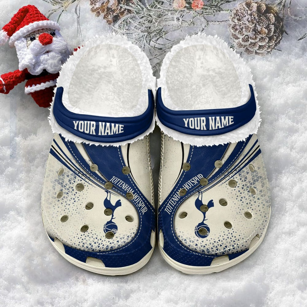 Tottenham Hotspur FC Custom Name New Style Fleece Crocs