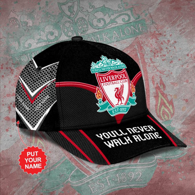 Liverpool FC Custom Name New Version Classic Cap
